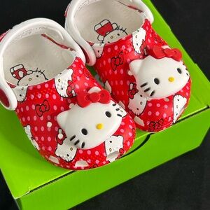 Hello Kitty | Shoes | Hello Kitty Kids Slippers In Red And White | Poshmark